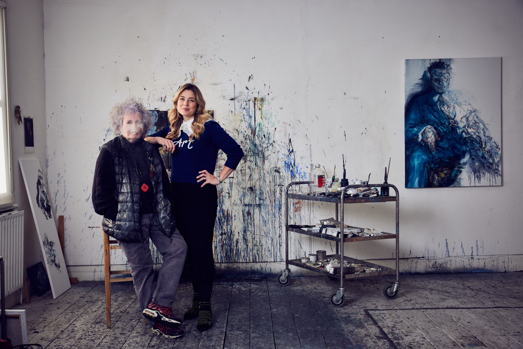 An hour with Maggi Hambling for Sky Arts – Alun Callender